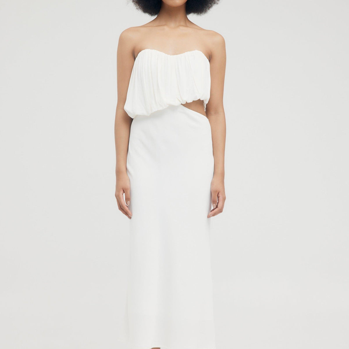 OVERFLOW 2.0 STRAPLESS DRESS | VANILLA | Third Form | Women's Sale ...