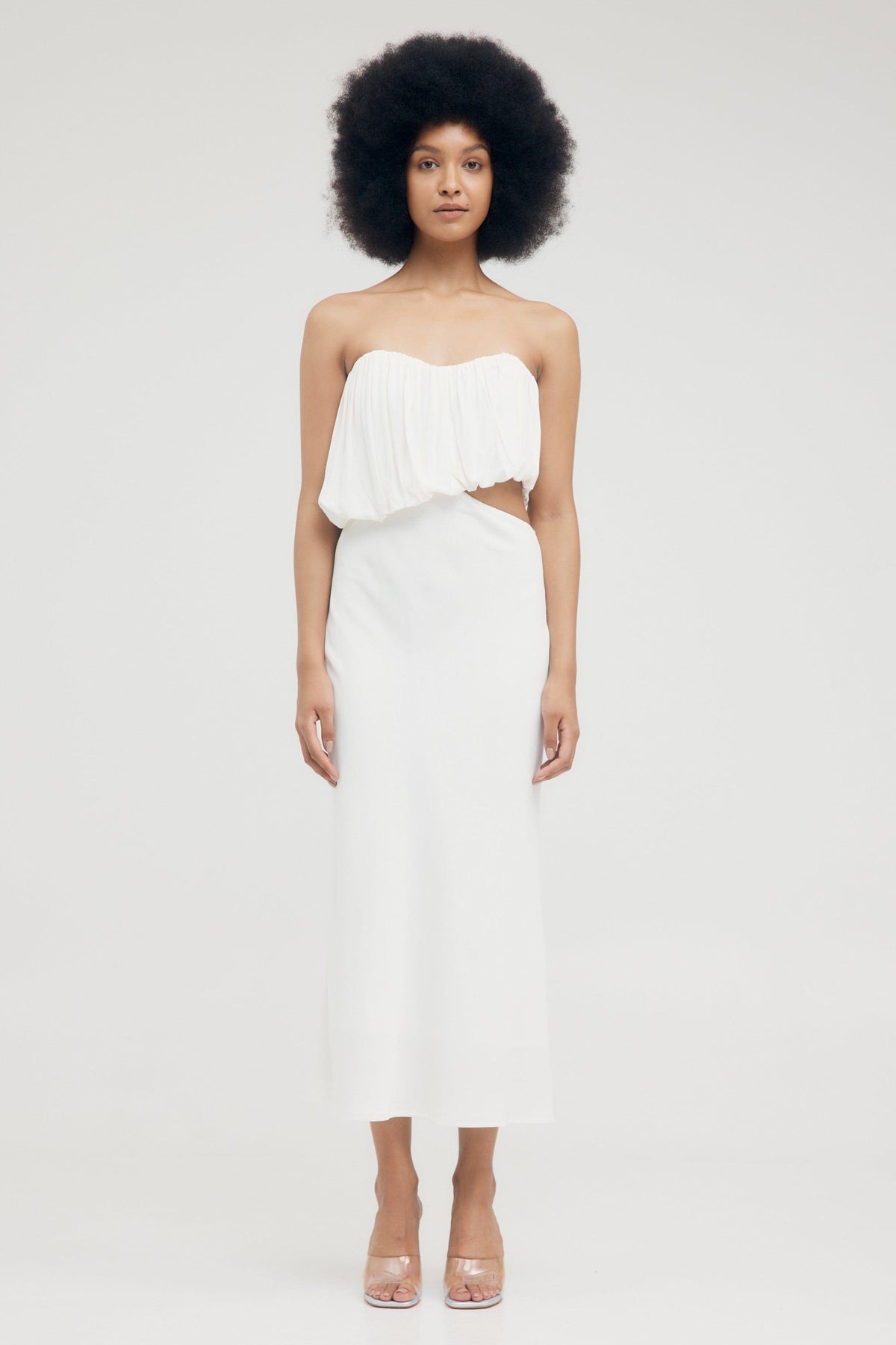 OVERFLOW 2.0 STRAPLESS DRESS | VANILLA | Third Form | Women's Sale ...