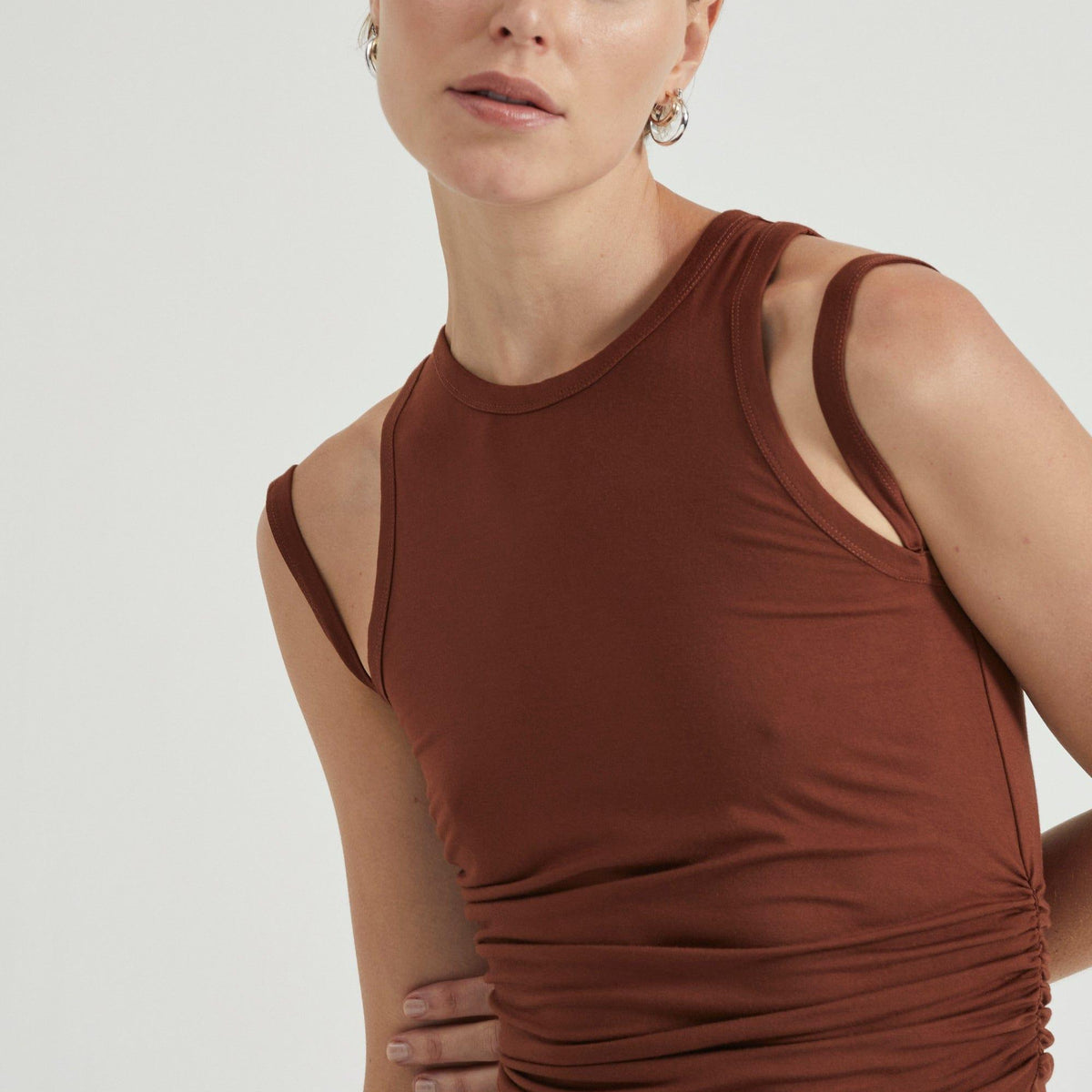 PUSH PULL TANK | CINNAMON | Matching Sets & Co-Ords | SHOP NOW — THIRD FORM