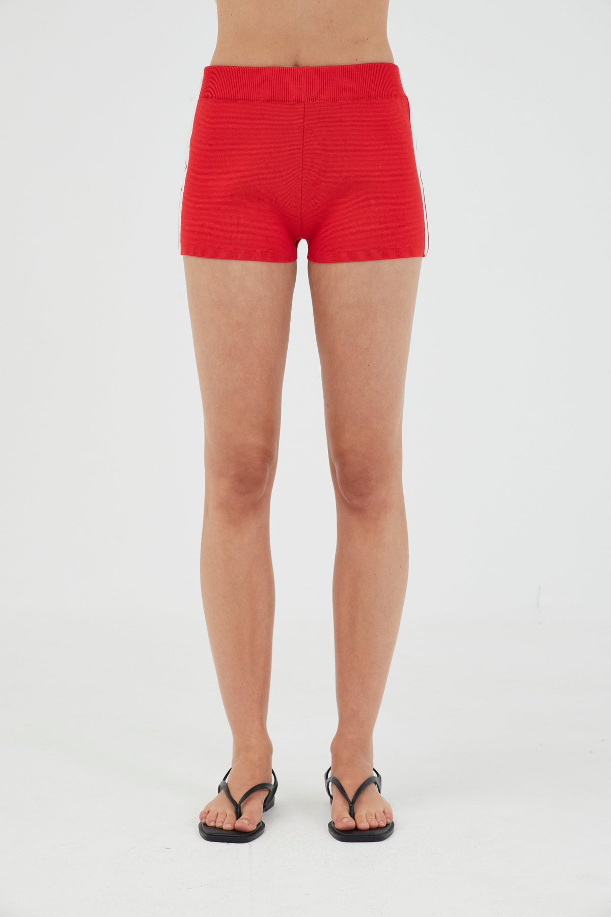 REWIND KNIT SHORTS | CHERRY TOMATO | THIRD FORM | Women's Australian Fashion