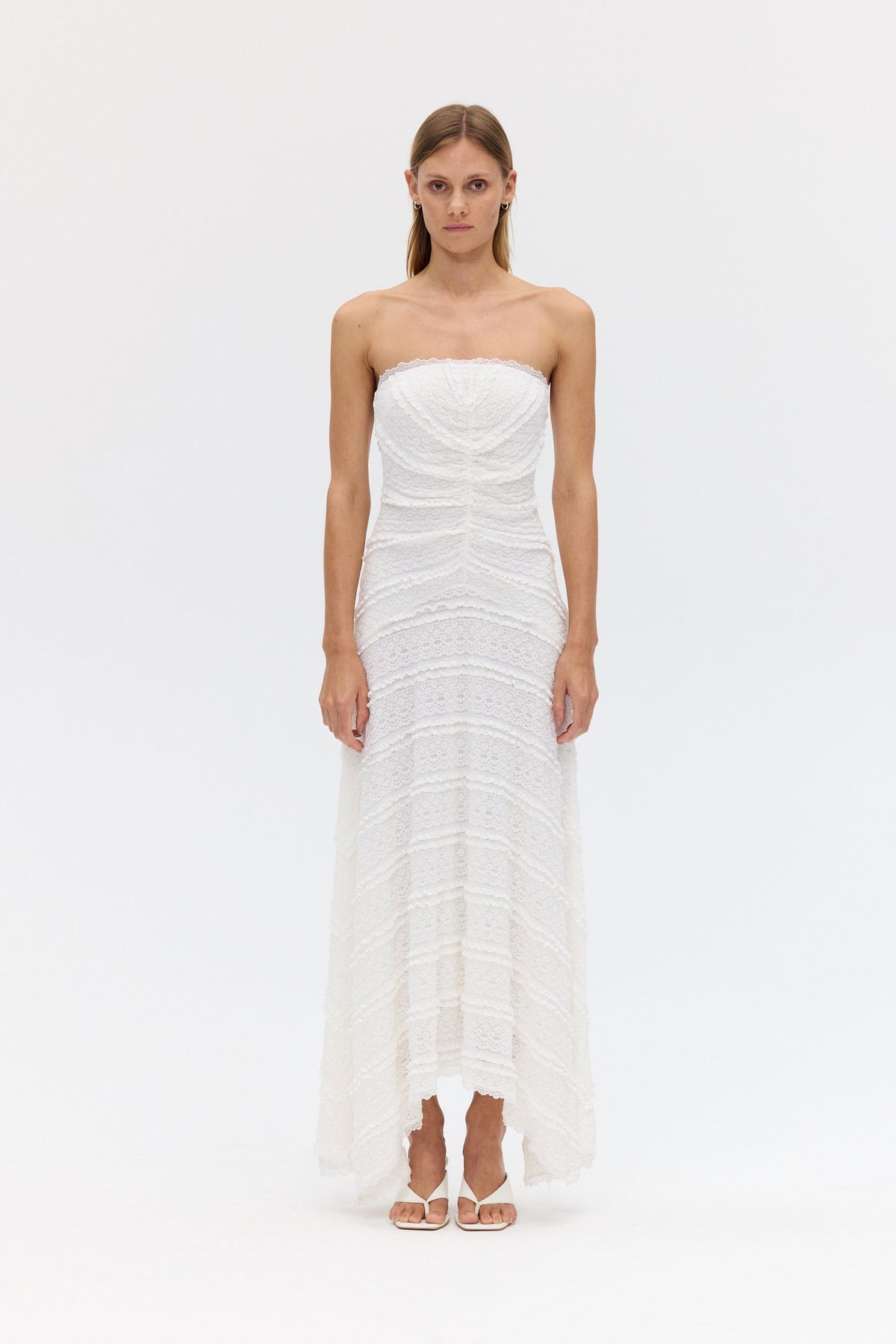 SWAY STRAPLESS DRESS | MILK | THIRD FORM | Women's Australian Fashion